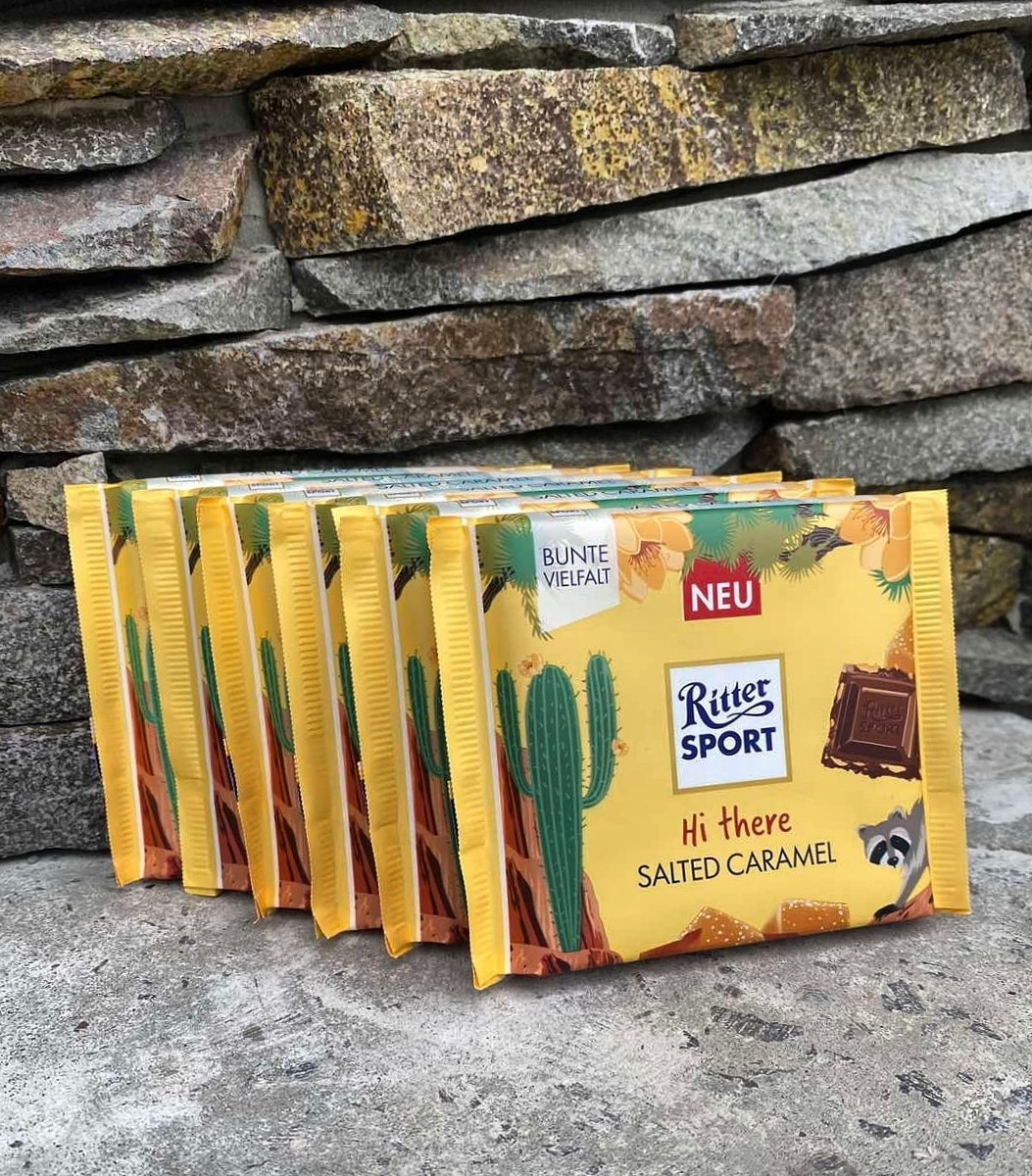 Купить Шоколад "Ritter Sport" Salted Caramel 100г, цена 43 ₴ — Prom.ua ...