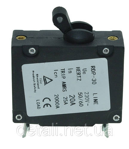 Купить Выключатель автомат бензогенератора (20А/ 230V), цена 143 ...