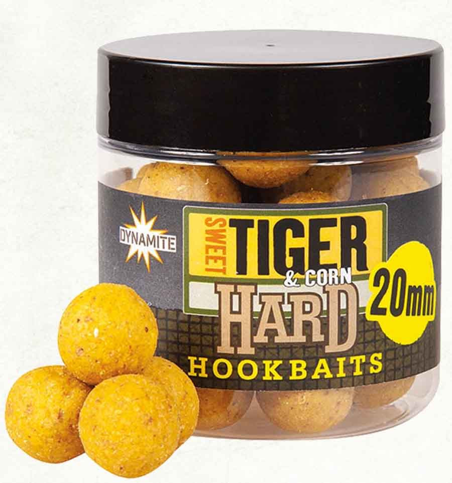 Купить Бойлы насадочные Dynamite Baits Hard Hook Bait Sweet Tiger & Corn, 20 мм, цена 615 ...