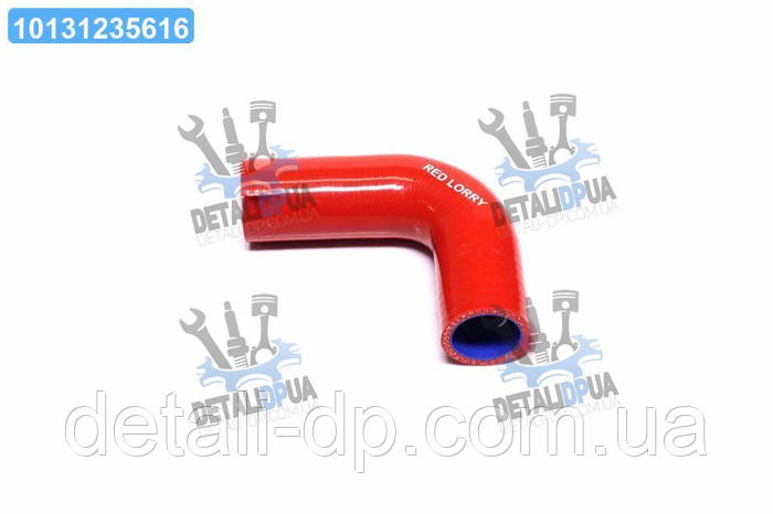 Патрубок радиатора ЗИЛ 130,4331,5301 БЫЧОК,УРАЛ насоса вод. (СИЛИКОН красный, D=30 мм., L=220 мм ...