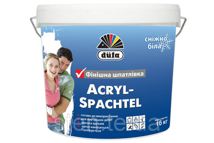 Купить Шпаклівка акрилова готова дюфа фінішна Acryl Spachtel, [3.5 кг ...