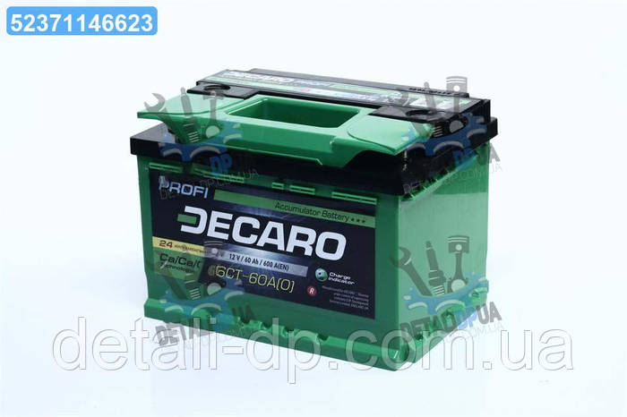 Аккумулятор 60Ah-12v DECARO PROFI (242x175x175),R,EN600 6СТ-60 (0) (ID ...