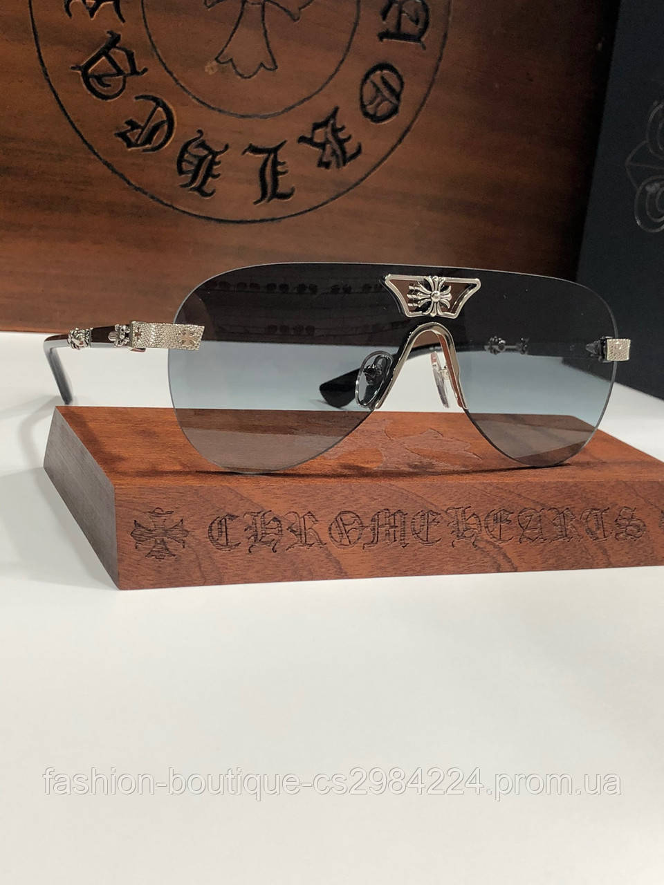 Очки Chrome Hearts Черные Линзы и Дужки — Купить Недорого на Bigl.ua ...