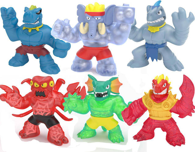 Купить Goo Jit Zu Dino power Гуджитсу Tyro Gigatusk Слон Reptaur Water ...