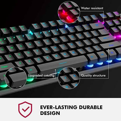 Купить Клавиатура Npet K11 RGB, цена 1394 ₴ — Prom.ua (ID#1852097761)