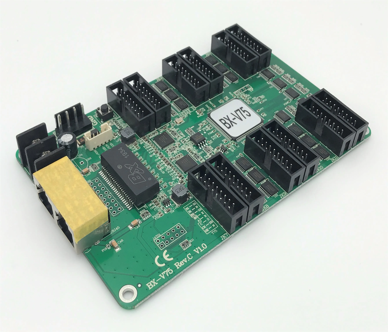 Принимающая карта-контроллер LED дисплея ONBON BX-V75 (HUB75/RGB/12ports) (ID#1852231516), цена ...