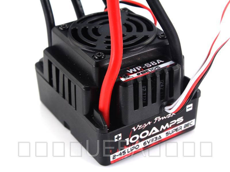 100A Brushless Electric Speed Controller For 1/8XB/SC/XT/MT 100A Water ...