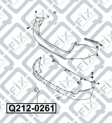 Купить Датчик парктроника (Q-FIX: Q212-0261), цена 462.15 ₴ — Prom.ua ...