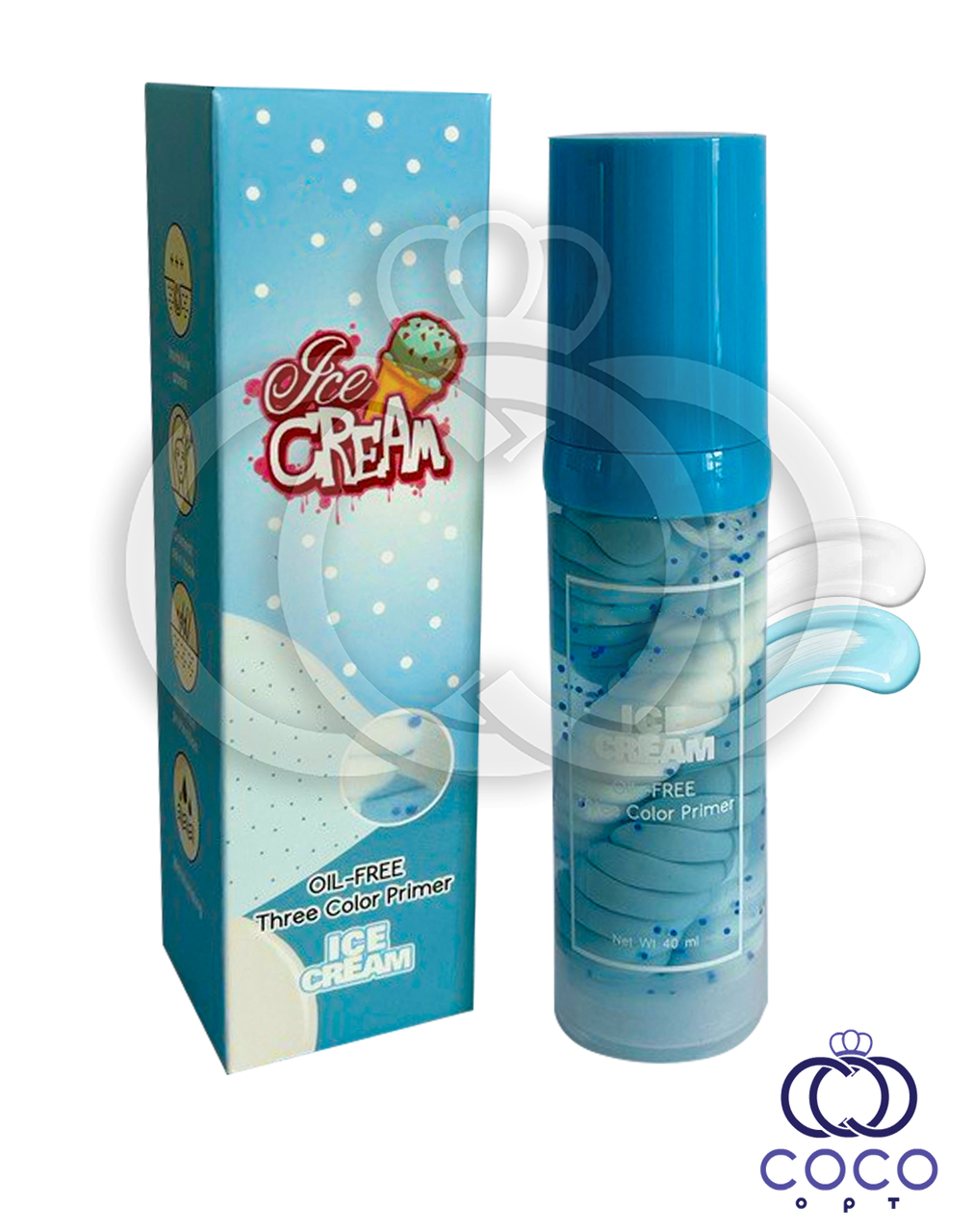Оптом і в роздріб Основа під макіяж із гіалуроновою кислотою Ice Cream ...