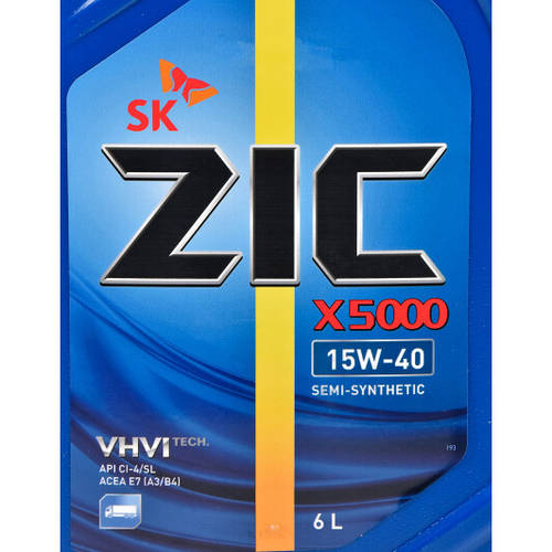 Купити ZIC X5000 15W-40 6 л, (172604) моторна олива, ціна 1415 ₴ - Prom ...