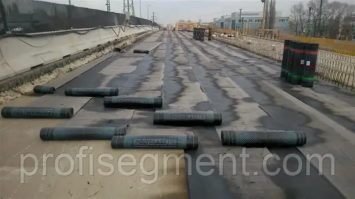 Бітумна гідроізоляція Polyflex HP P S F 5mm 10m (Polyglass Mapei) (ID ...