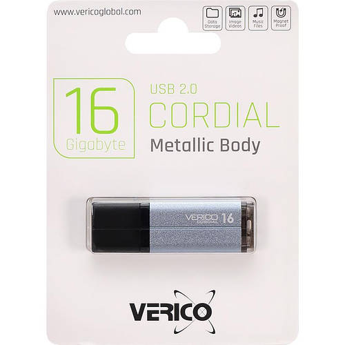 Флешка на 16 ГБ Verico USB 16Gb Cordial SkyBlue 601316 USB-накопитель (ID#1853255659), цена: 239 ...