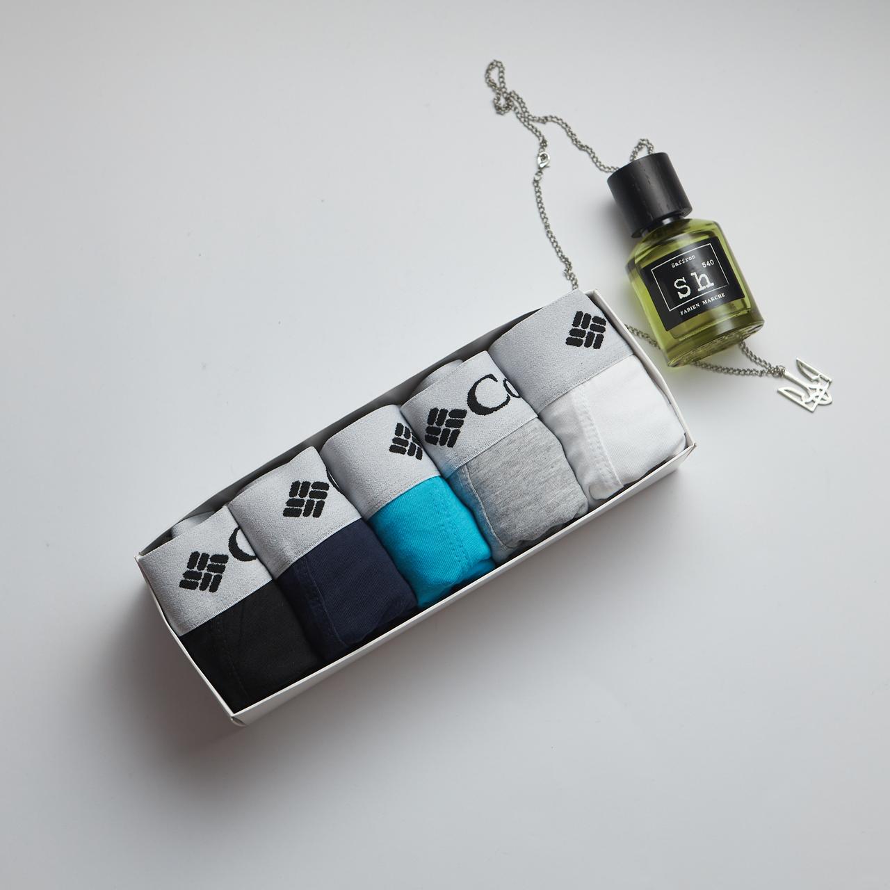 Набор мужских трусов боксеры Columbia U78 | 5 штук удобных боксерок в ...