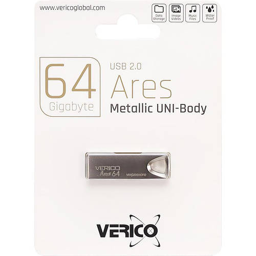 Купити Флешка Verico USB 64Gb Ares Champagne 602870, ціна 259 ₴ - Prom.ua (ID# 1853321241)