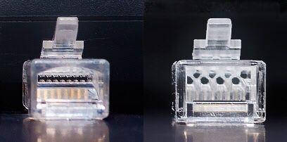 Купити Конектор RJ-45 Cat6 Cat-6 до 10 Гб із позолотою Конектор cat 5 ...