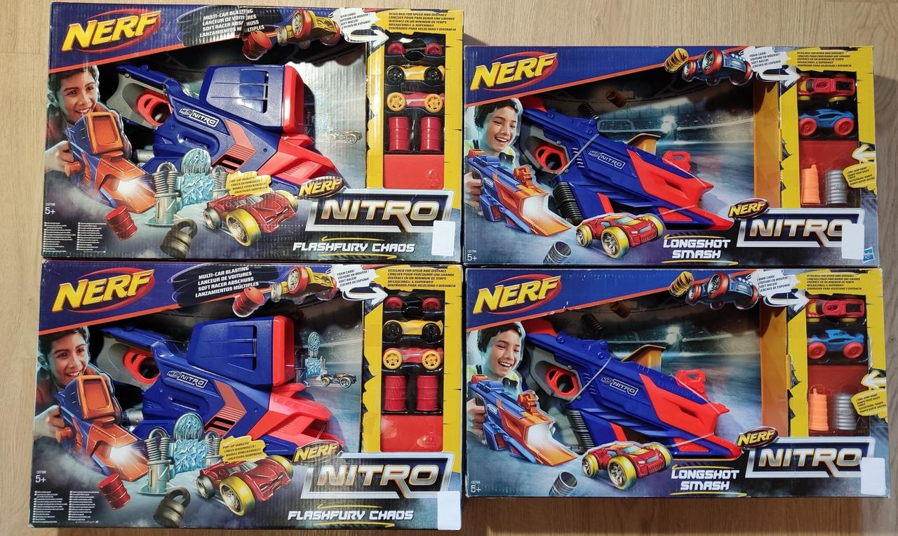 Бластер-Трек Nerf Nitro FlashFury,нерф Нитро ІГРОВИЙ НАБІР З БЛАСТЕРОМ ...