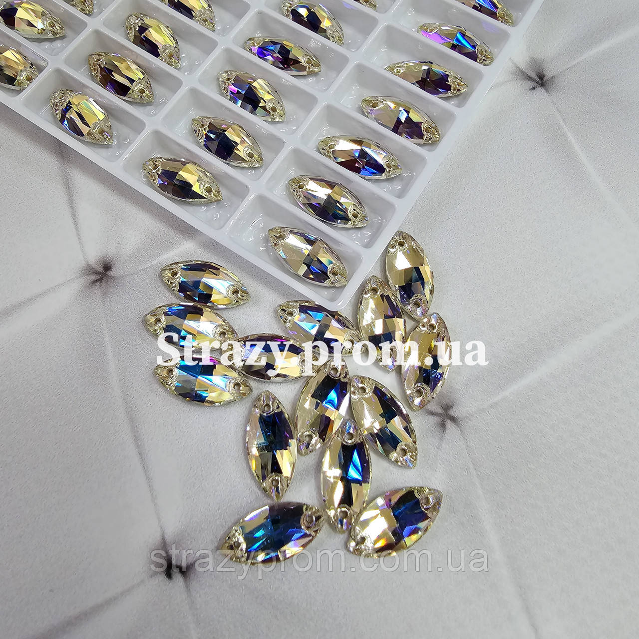 Купити Стрази пришивні Маркіз 7*15 мм. Moonlight Lux у Харкові від ...