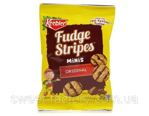Печенье Keebler Fudge Stripes Minis Original 56g: продаж, ціна у Чернігові. Печиво і пряники від ...