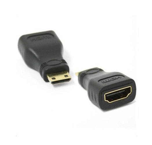 Переходник mini HDMI (папа/male) - HDMI (мама/female) ATCOM Черный (KG ...
