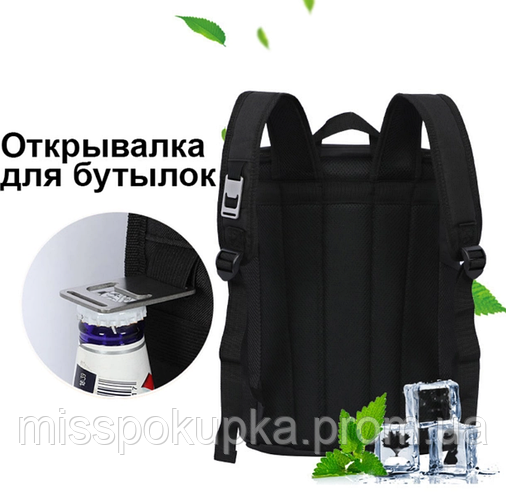 Рюкзак холодильник, термо-рюкзак 18 литров чорний (ID#1853773637), цена ...