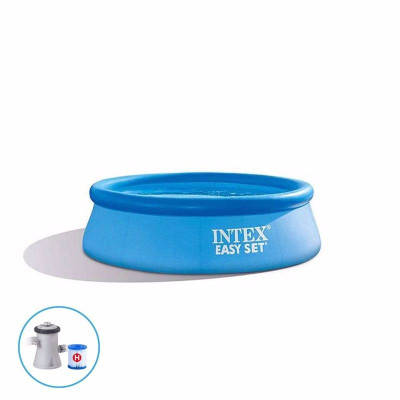Купить Надувной бассейн Intex 28108 Easy Set 244см на 61см с насосом ...