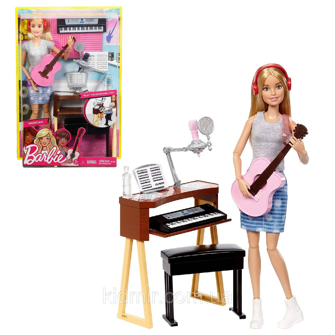 Barbie Musician FCP73 Лялька Барбі Музикант блондинка купити в Києві ...