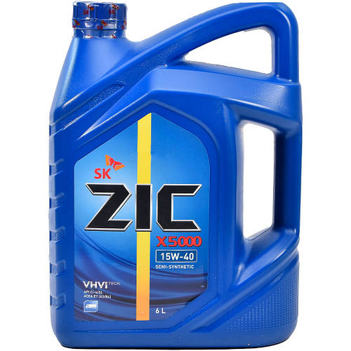 Купити ZIC X5000 15W-40 6 л, (172604) моторна олива, ціна 1415 ₴ - Prom ...
