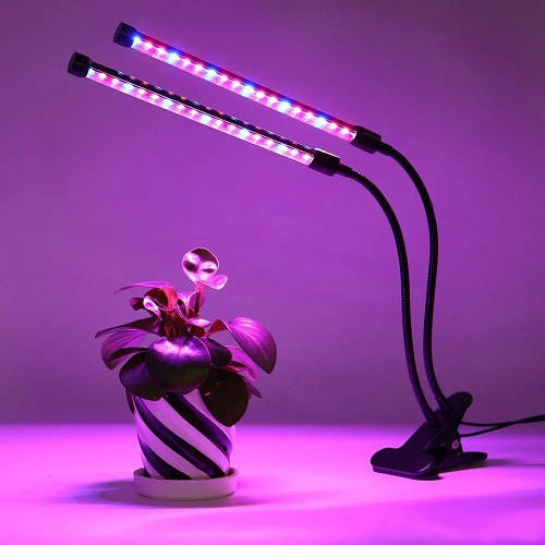 Купить Лампа для растений двойная LED Plant Grow Light, фитолампа для ...