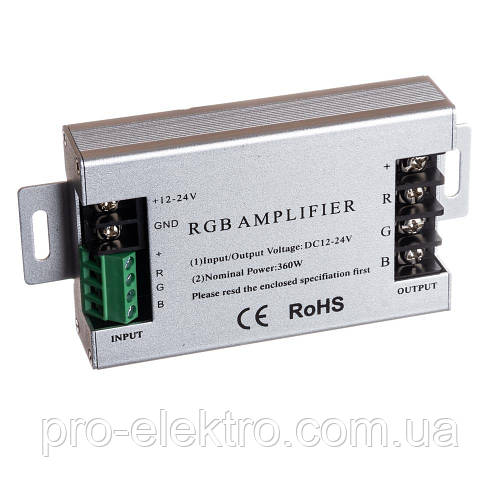 Купить Усилитель сигнала RGB PROLUM 30A, цена 315 ₴ — Prom.ua (ID ...