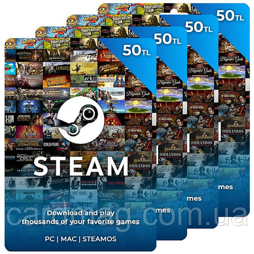 Купить Steam Gift Card на сумму 200 TL (регион Турция), цена 230 ₴ — Prom.ua (ID#1854889432)
