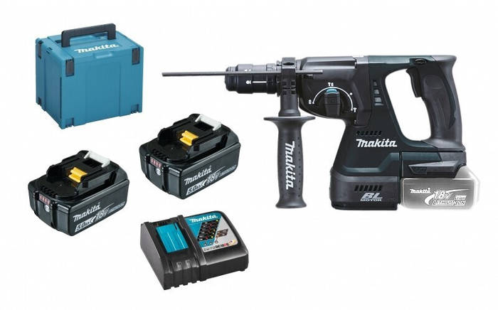 Аккумуляторный перфоратор Makita DHR243 DHR243RTJB (2*5,0Ah) НОВЫЙ ...