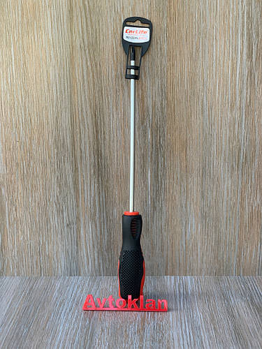 Отвертка крестовая CarLife PH2x200 мм Cr-V 6150 (WR6220) намагниченый наконечник ...