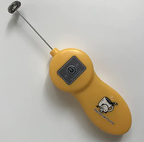 Ручний портативний міні-міксер спінювач для вершків та молока (ID ...