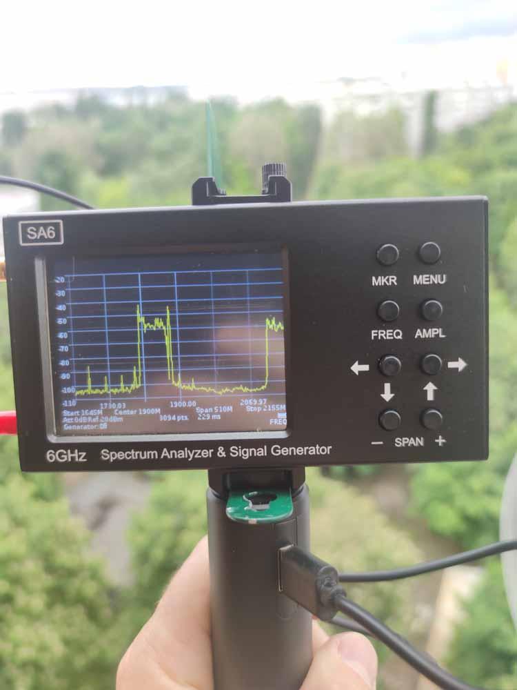 Переносний детектор дронів SA6-A-BG2