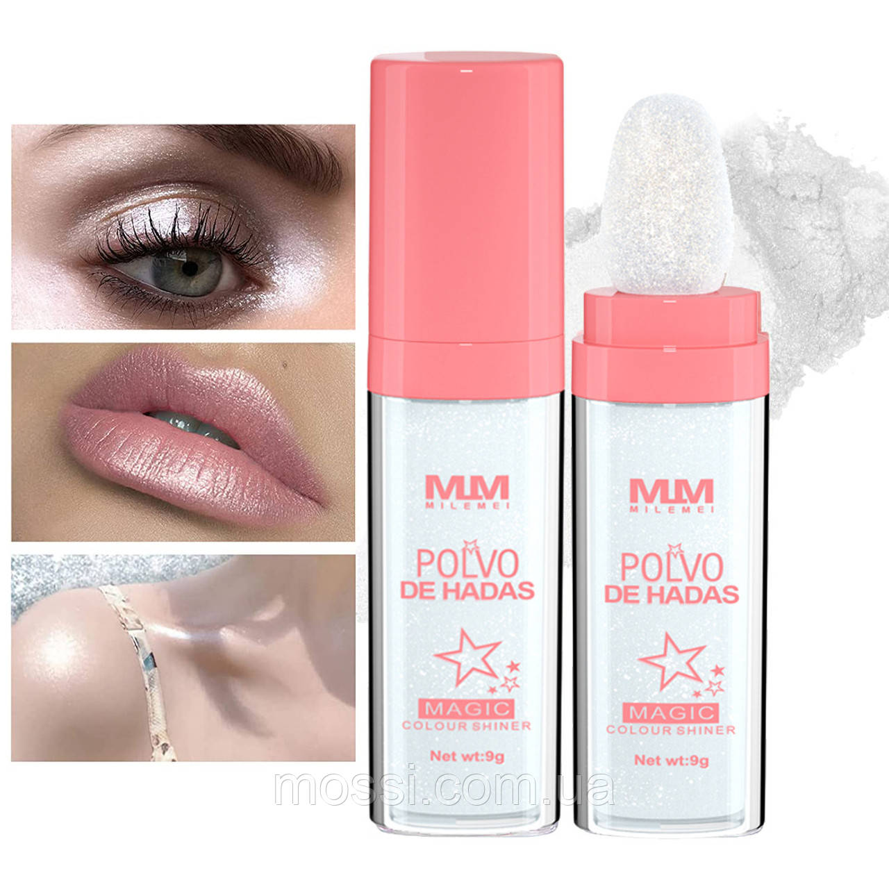 Хайлайтер Спаркл для обличчя тіла та волосся Highlight Powder Stick ...