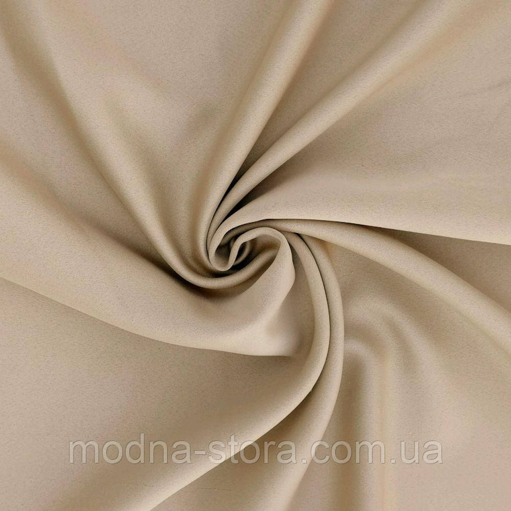 Тканина для штор блекаут Люкс 100 світлонепроникність Шторна тканина колір бежевий Id
