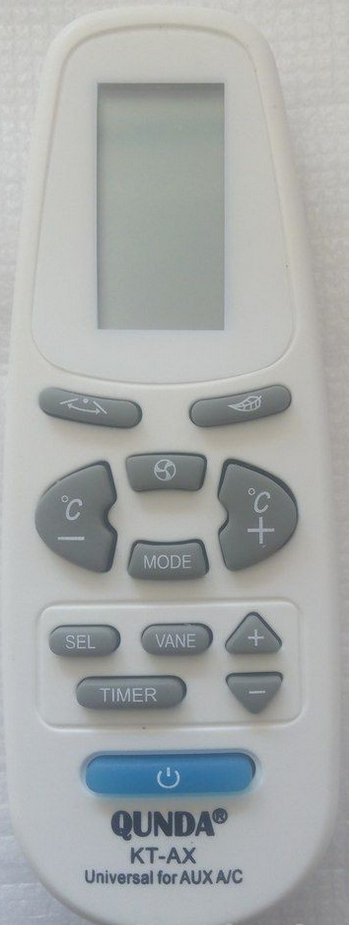 Пульт QUNDA KT-AX, универсальный для кондиционеров SATURN, DELFA, LIBERTON, MIRTA: продажа, цена ...