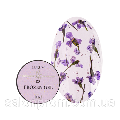 Lukum Frozen Gel №03 - декоративный гель с сухоцветами, 5 мл (ID ...