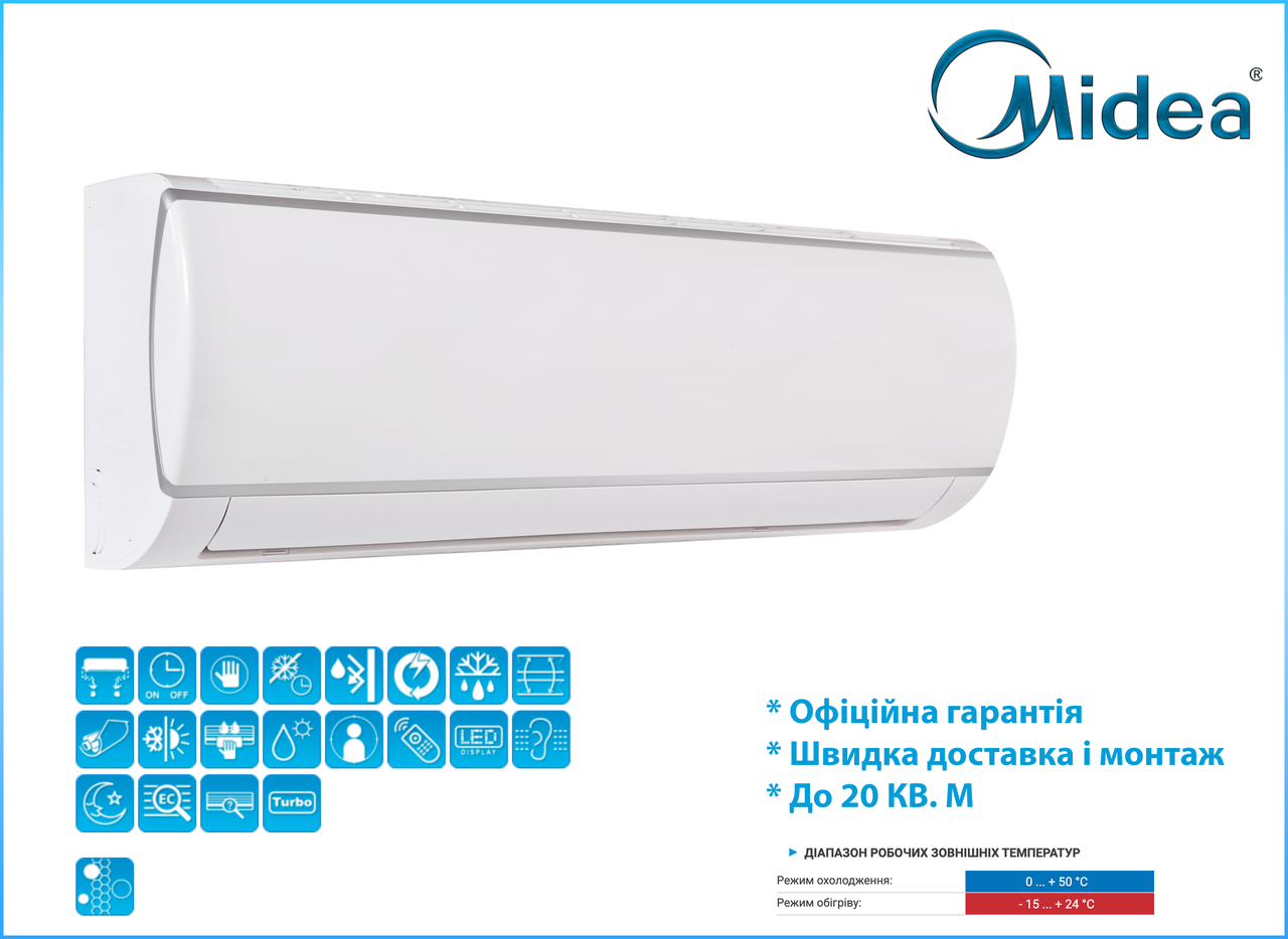 Купити Кондиціонер Midea Forest Dc Af6 07n1c2 I Af6 07n1c2 O Af6