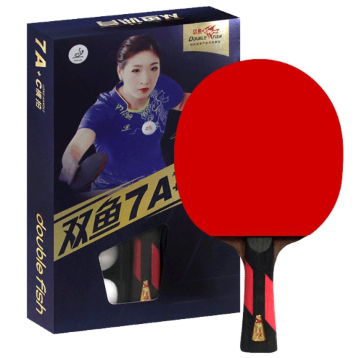 Ракетка для настільного тенісу Double fish 7A+ (ID#1855962051), цена: 1450 ₴, купить на Prom.ua