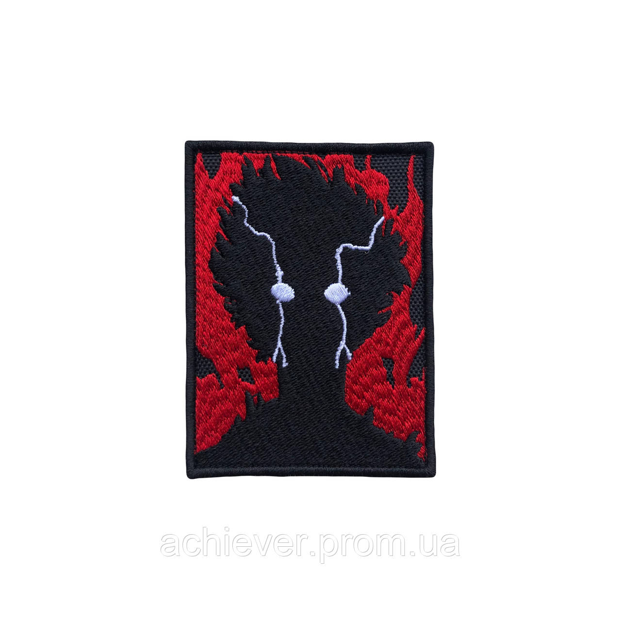 Шеврон (патч) Аніме Mob Psycho 100 8.5см х 6.5см на липучці (ID ...