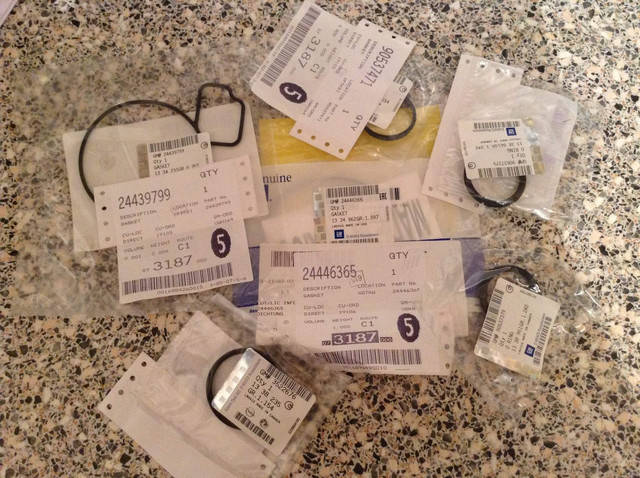 Прокладка (уплотнительное кольцо) помпы (водяного насоса) A24XE A24XF ...