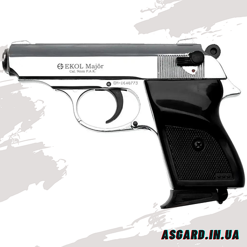 Купити Стартовий сигнальний пістолет Ekol Major Shiny Chrome 9мм ...