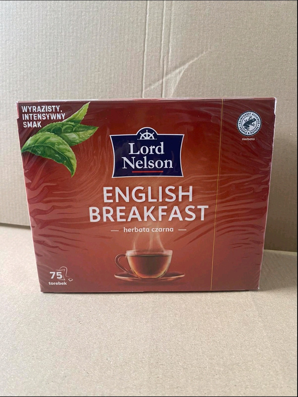 Купить Чорний чай в пакетиках Lord Nelson English Breakfast преміум класу, цена 115 ₴ — Prom.ua ...