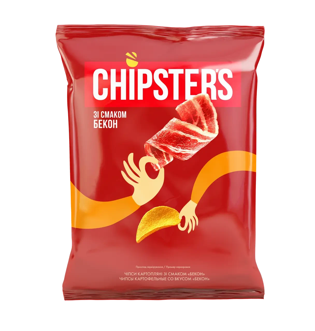 Чипси Чипстерс Chipsters Бекон 130г (ID#1856512114), цена: 47 ₴, купити ...