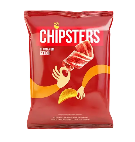 Чипси Чипстерс Chipsters Бекон 130г (ID#1856512114), цена: 47 ₴, купити ...