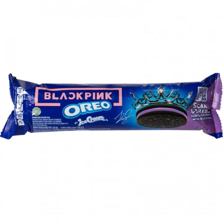 Купити Печиво Oreo Blackpink Чорничне Морозиво 119г, ціна 149 ₴ - Prom ...