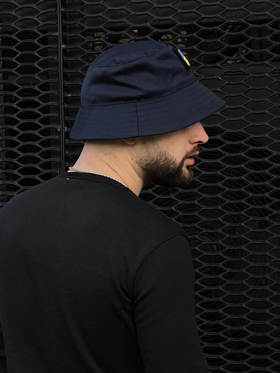 Купить Стильная мужская панама летняя удобная синяя | Молодежная ...