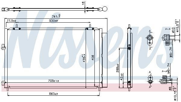 Радіатор Кондиціонера Toyota Rav4 2012-2018 2.0 D4D 884600R030 ...