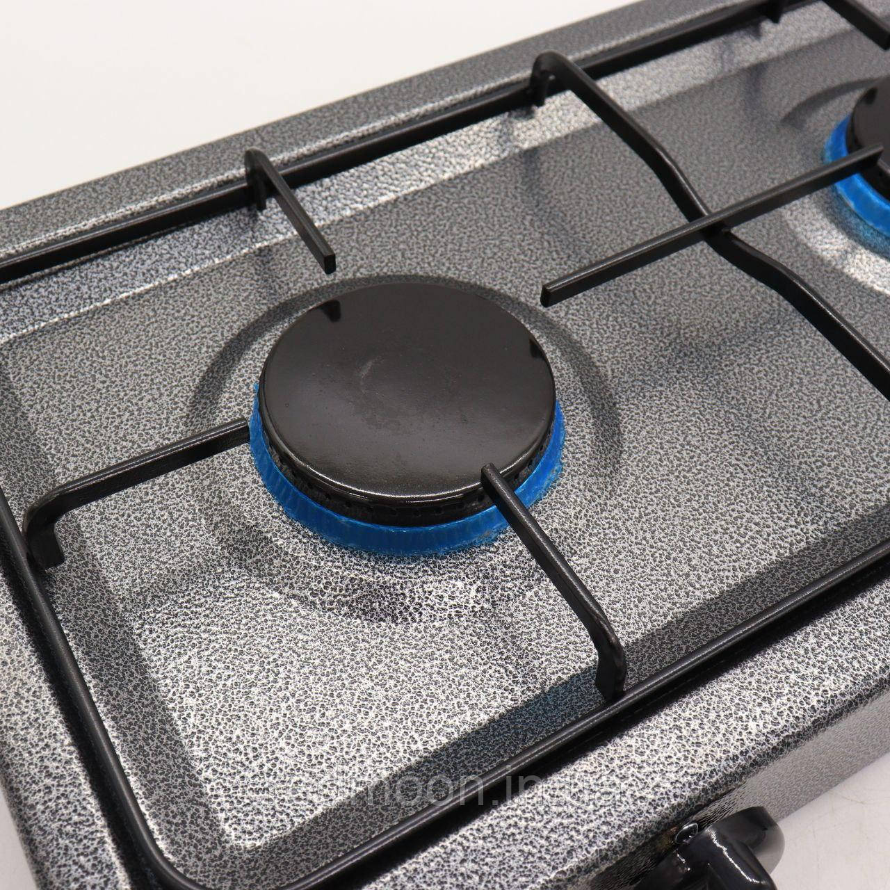 Купить Настольная газовая плита Domotec MS-6602, на две конфорки, Серая ...